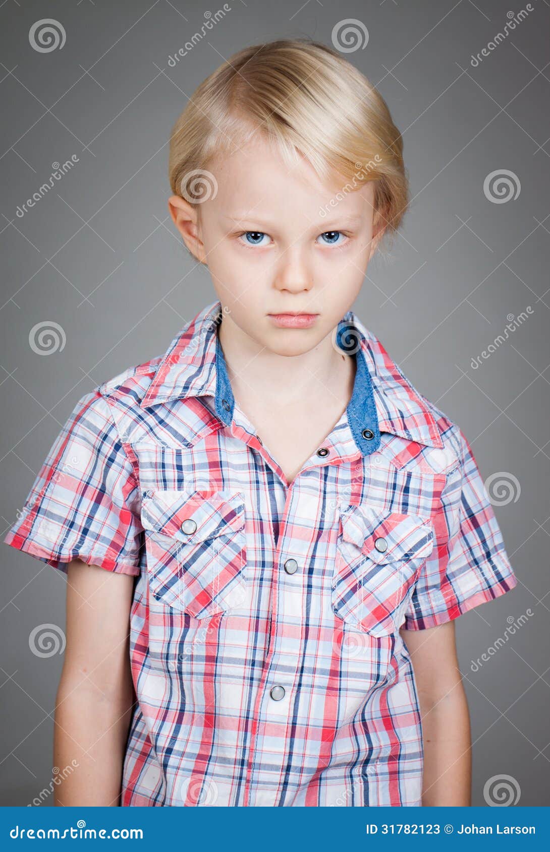 Sad Grumpy Young Boy Royalty-Free Stock Photo | CartoonDealer.com #31782123