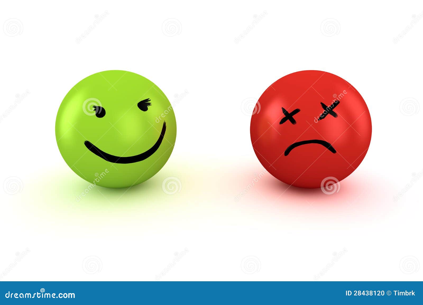 Sad and happy emoticons stock illustration. Illustration of human ...