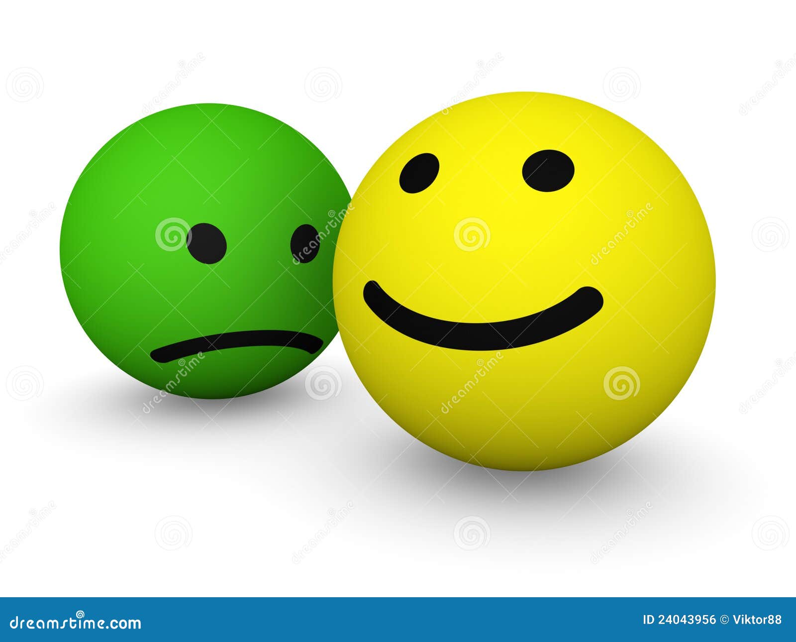Sad and happy smiley faces stock illustration. Illustration of pleasure ...