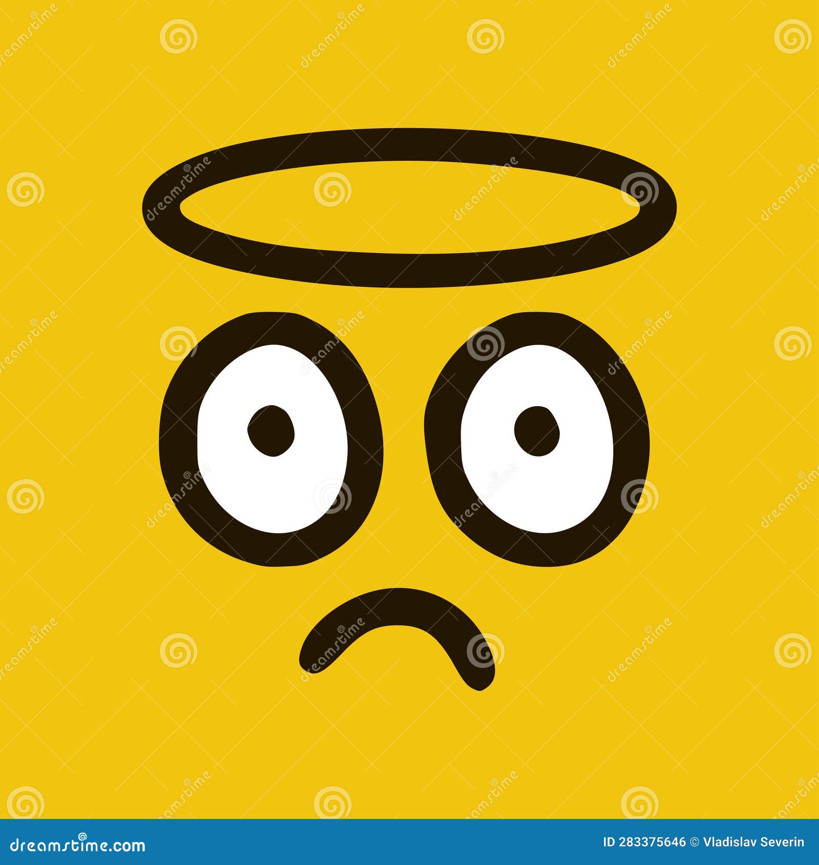 Holy Cow - Yellow Cow With Nimbus Royalty-Free Stock Photography ...