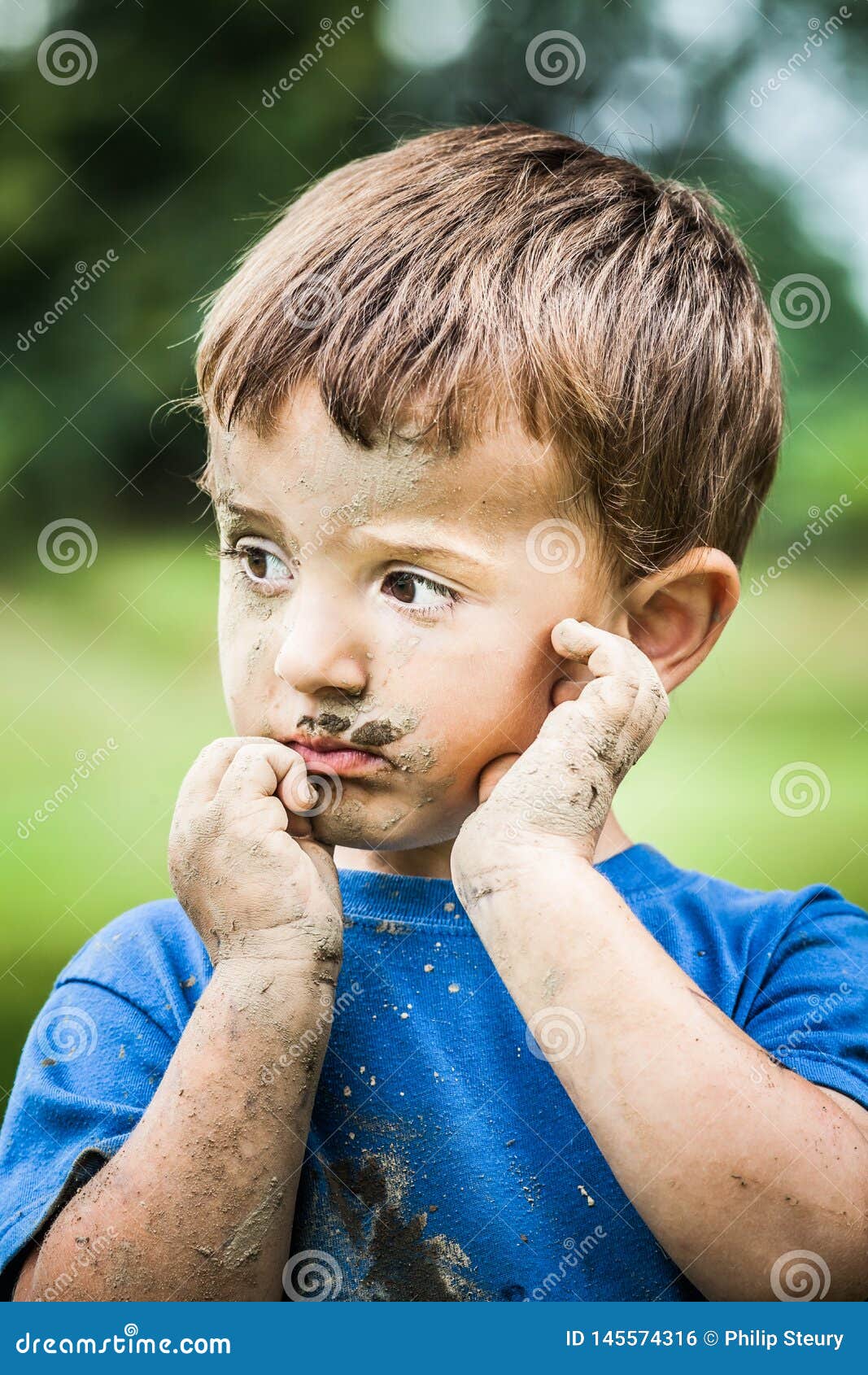 Sad Homeless Boy stock photo. Image of misery, begging - 145574316