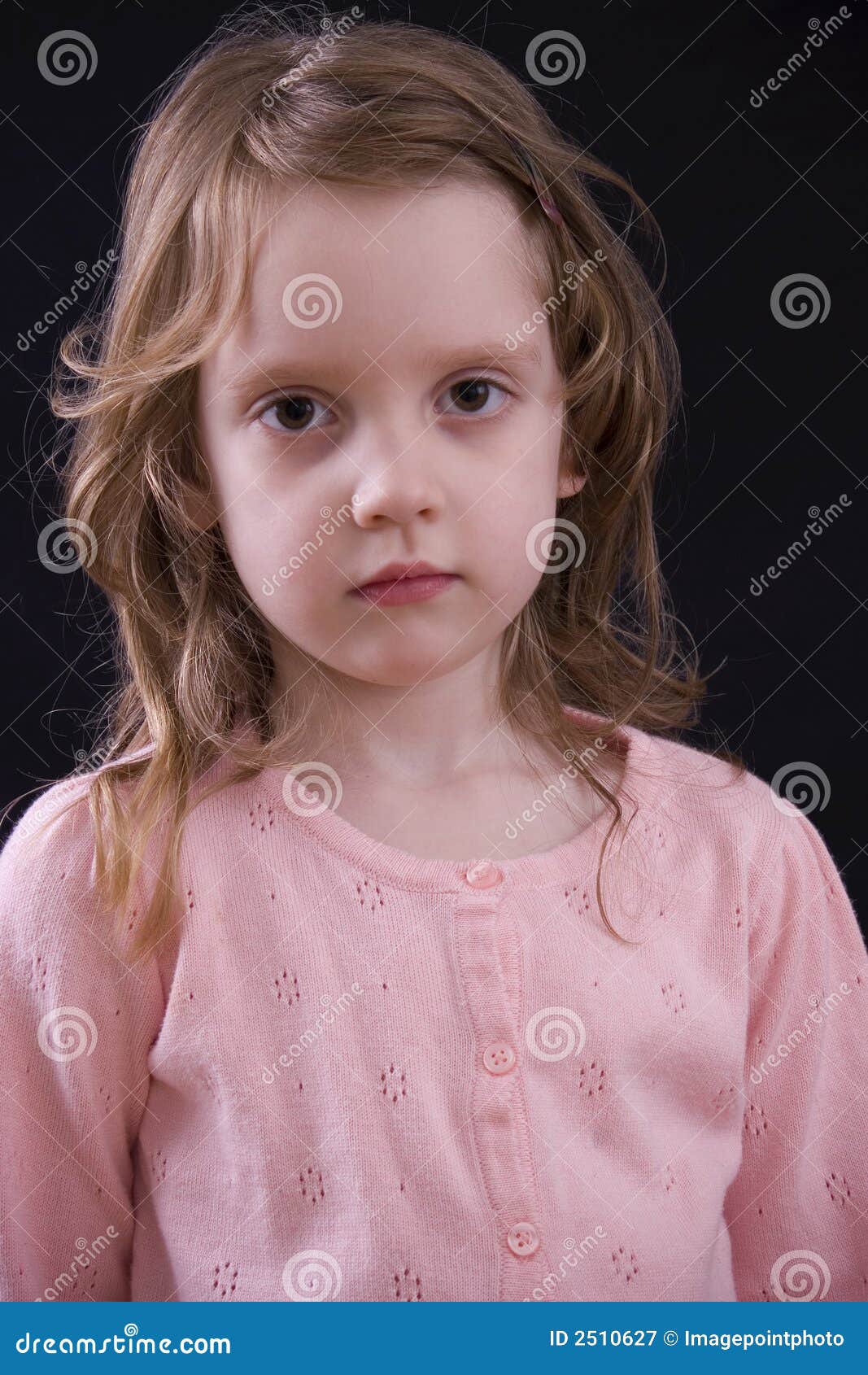 Sad kid stock image. Image of depressed, cute, serious - 2510627