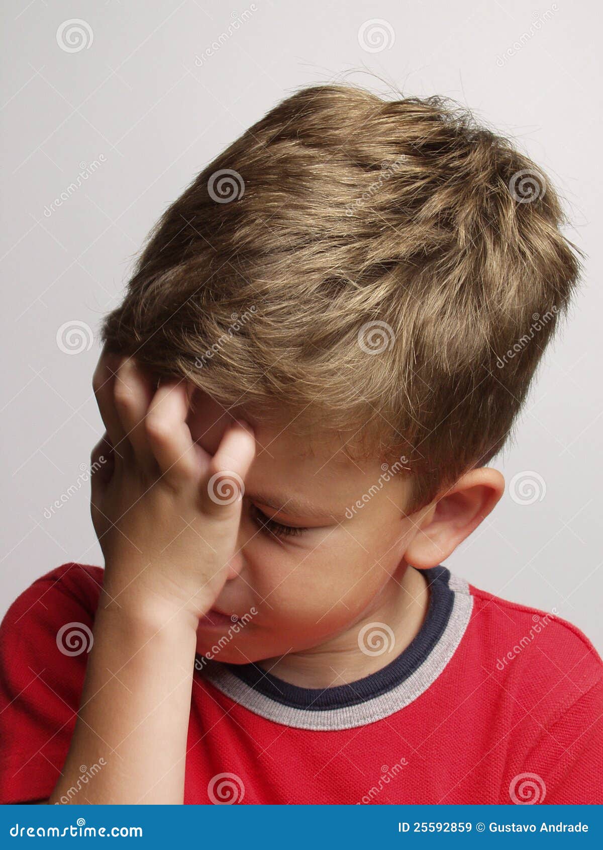 Sad kid. stock image. Image of emotion, innocent, adorable - 25592859