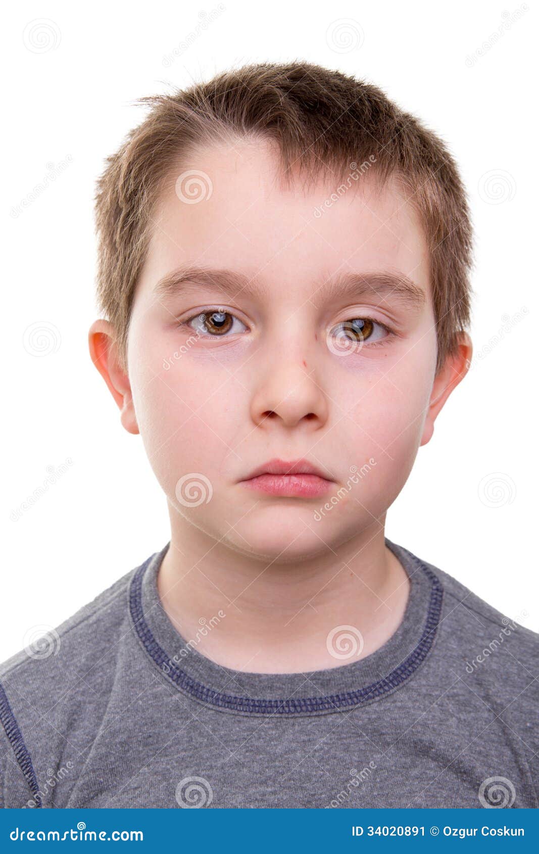 Sad Kid stock image. Image of little, depression, closeup - 34020891