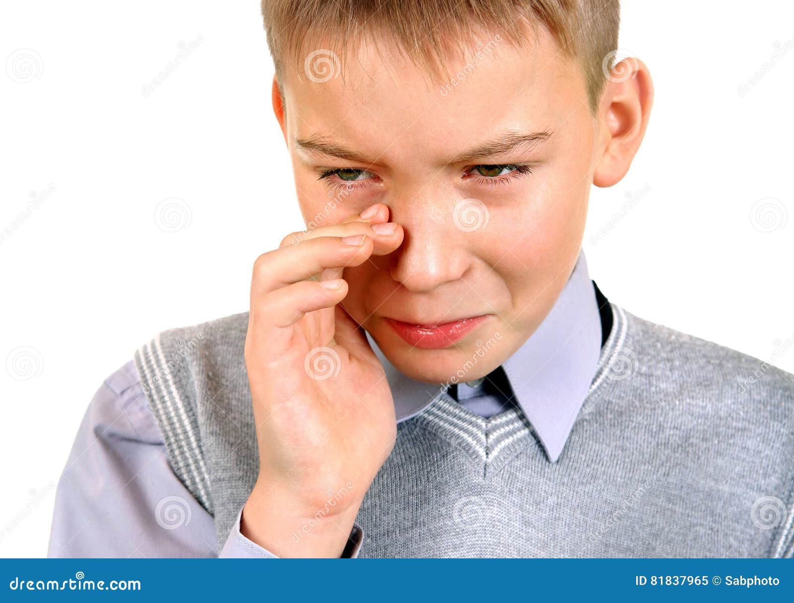 Sad Kid Portrait stock image. Image of isolated, abuse - 81837965