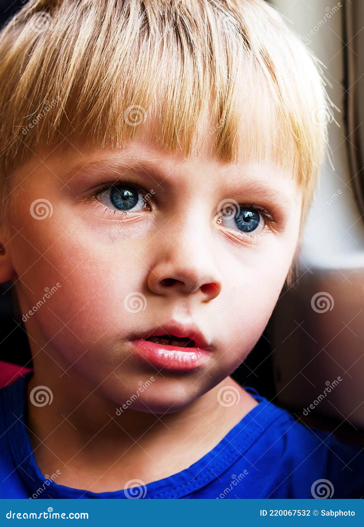 Sad Kid Portrait stock photo. Image of departure, sadness - 220067532
