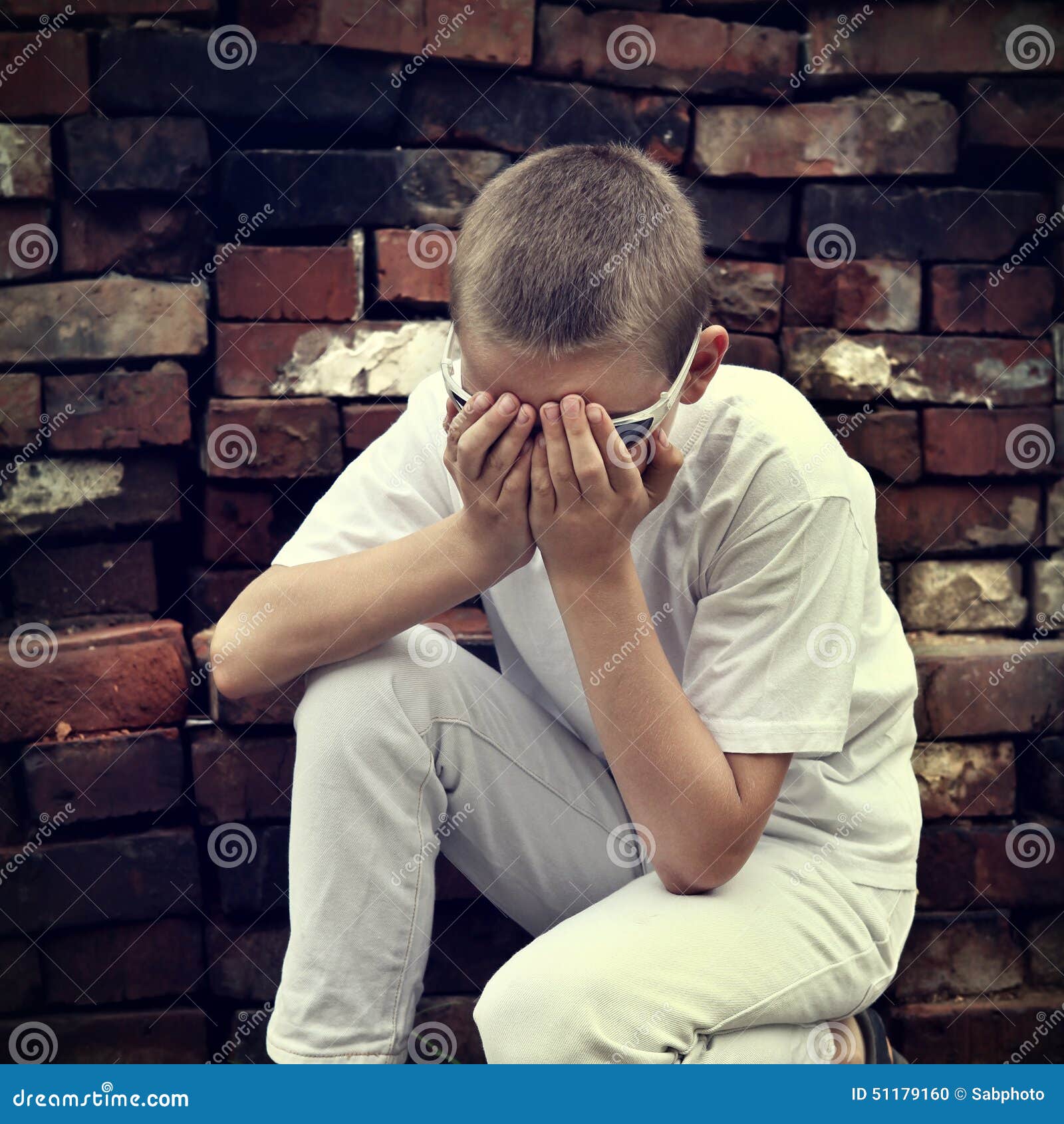 Sad Kid stock photo. Image of adolescence, grief, offence - 51179160