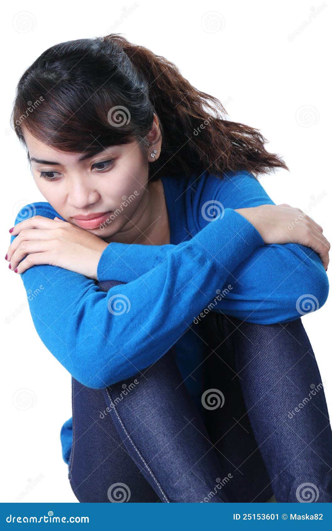 Sad Lady stock image. Image of emotion, frustration, portrait - 25153601