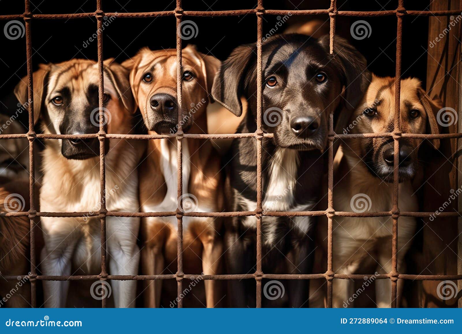 CAGED DOGS Stock Image | CartoonDealer.com #111053743