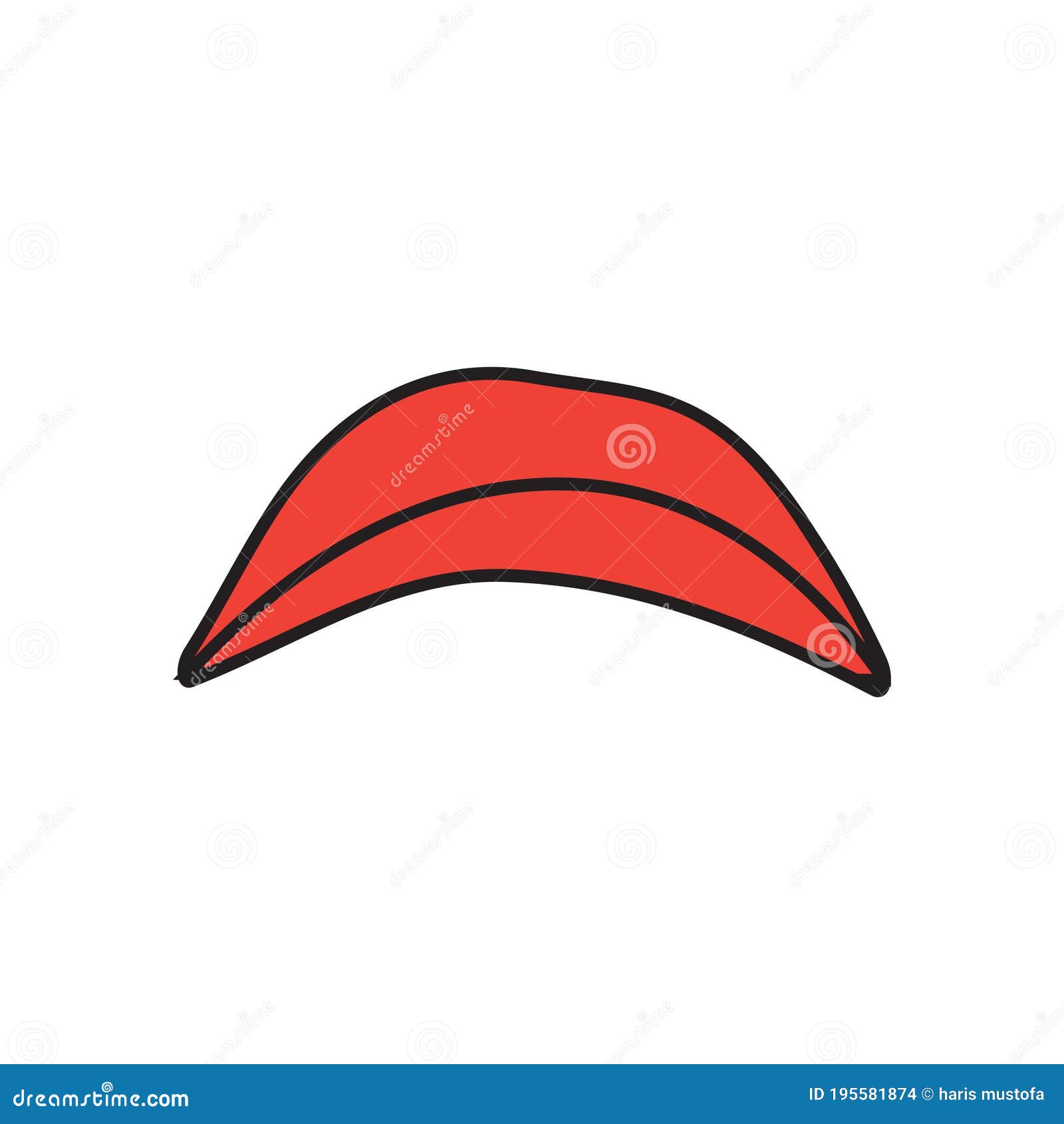 Sad Lips Expression Icon Design Template Vector Isolated Stock Vector ...