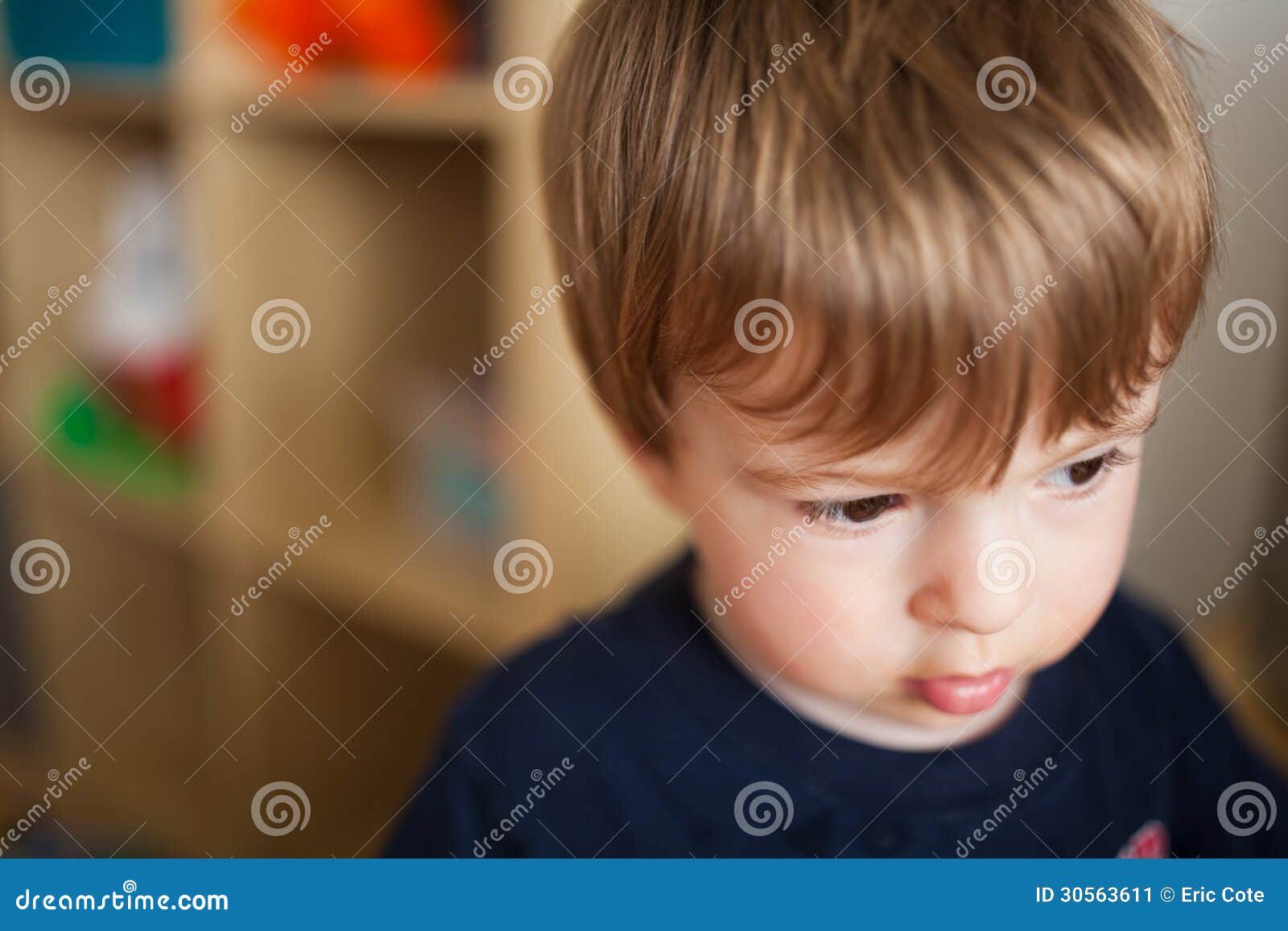 Sad little boy stock image. Image of alone, childhood - 30563611
