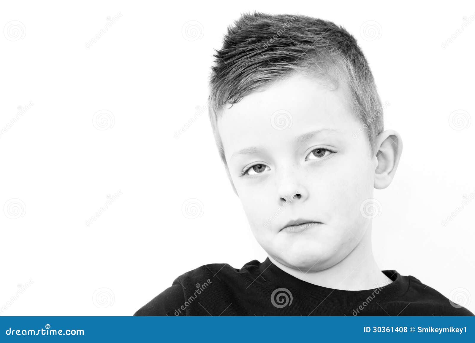 Sad little boy stock photo. Image of beautiful, emotion - 30361408