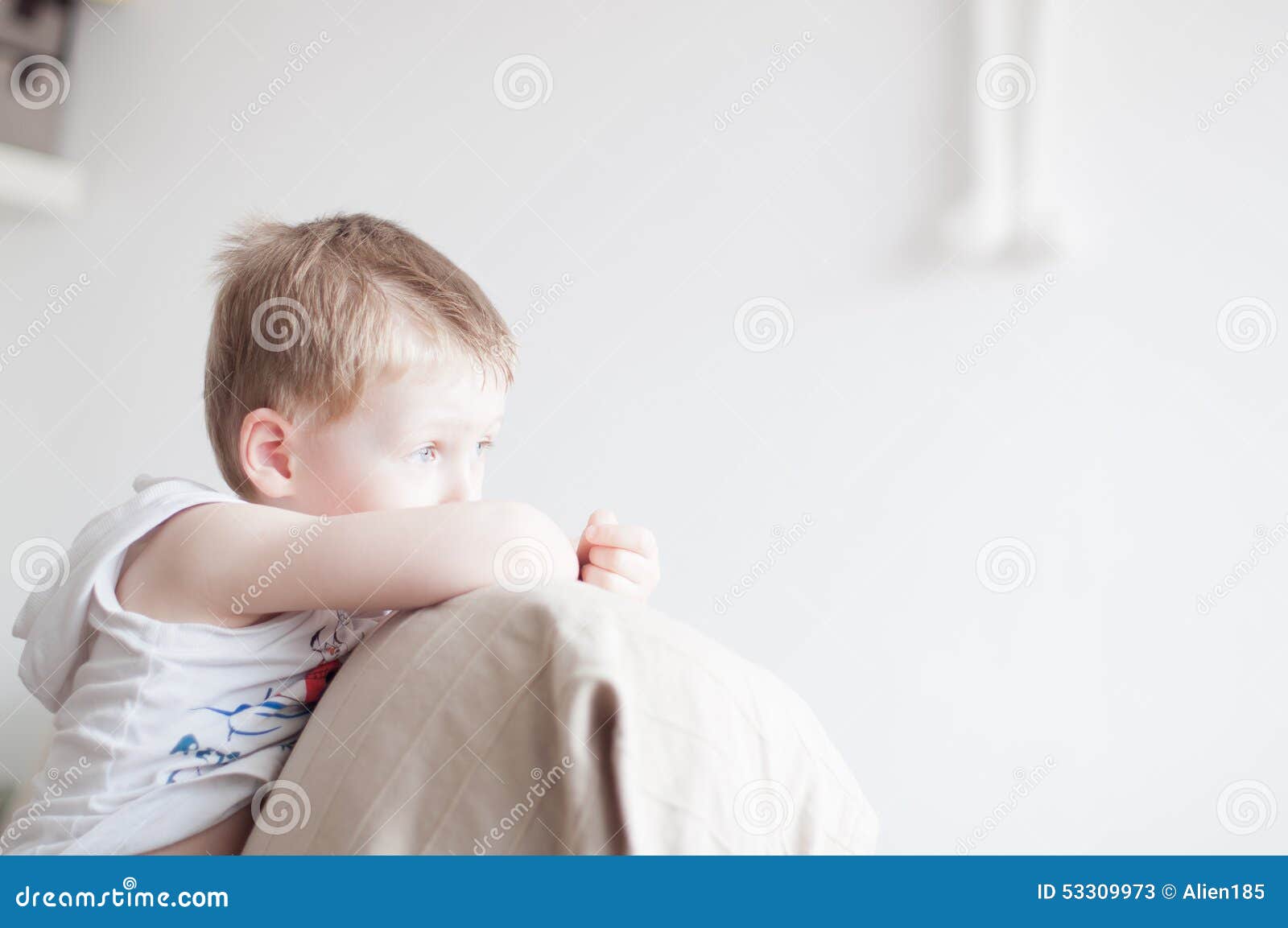 Sad little boy stock image. Image of parenting, lonely - 53309973