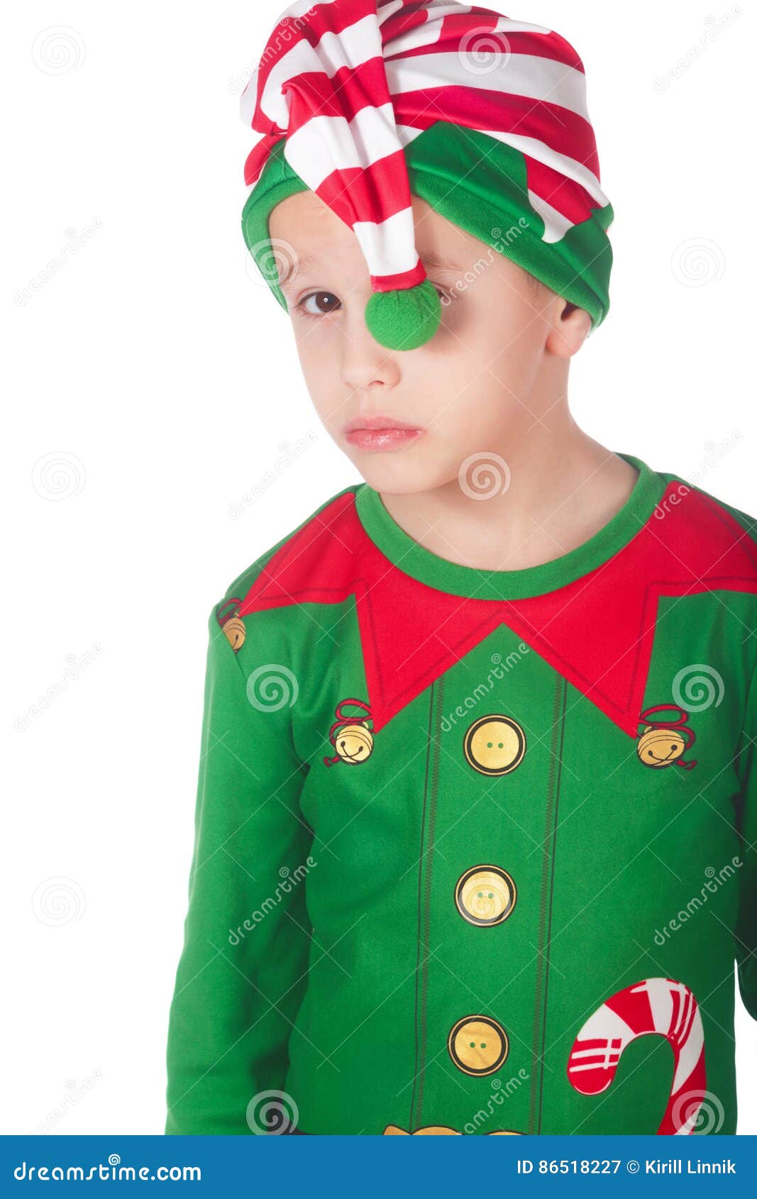 Sad little elf stock image. Image of celebrate, expression - 86518227