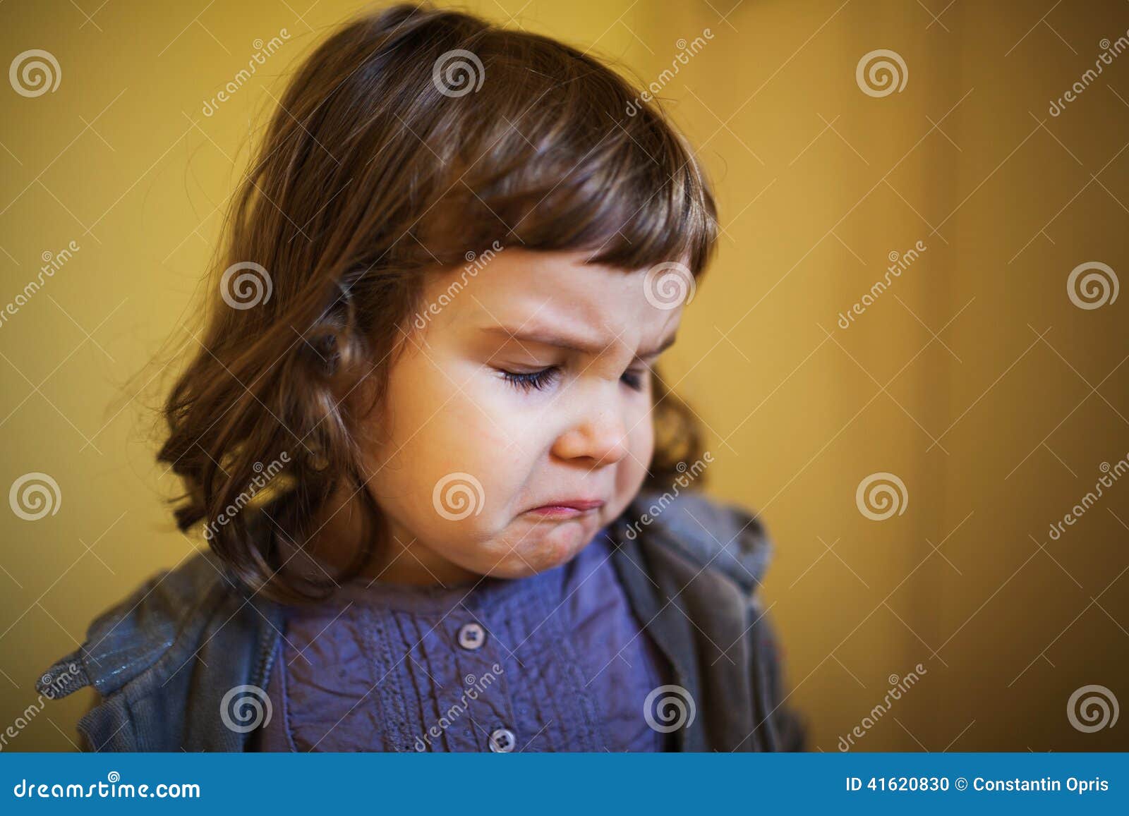 Sad little girl stock photo. Image of copyspace, childhood - 41620830
