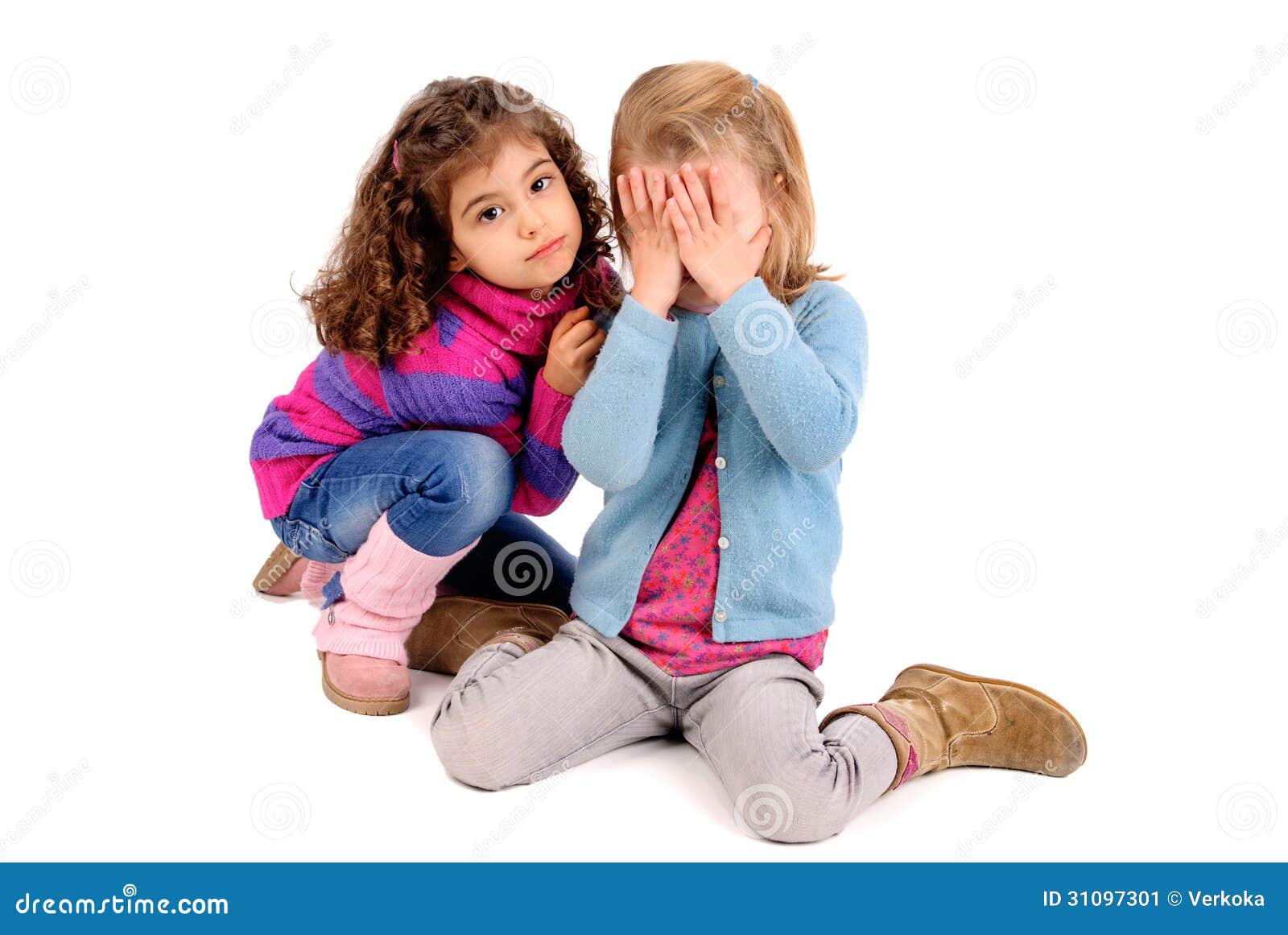 Sad stock image. Image of friends, depression, care, childhood - 31097301