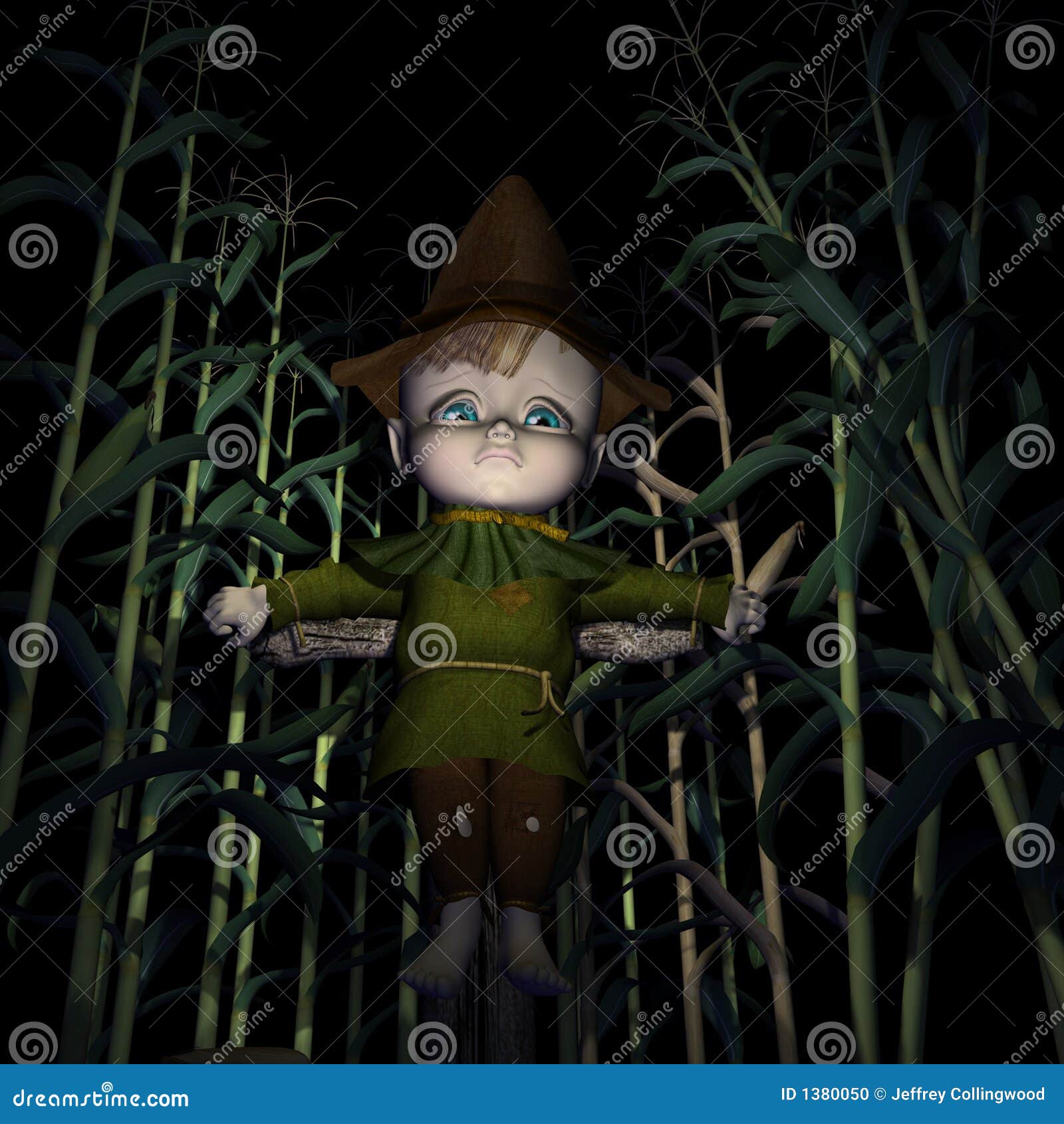 Sad Little Scarecrow Picture. Image: 1380050