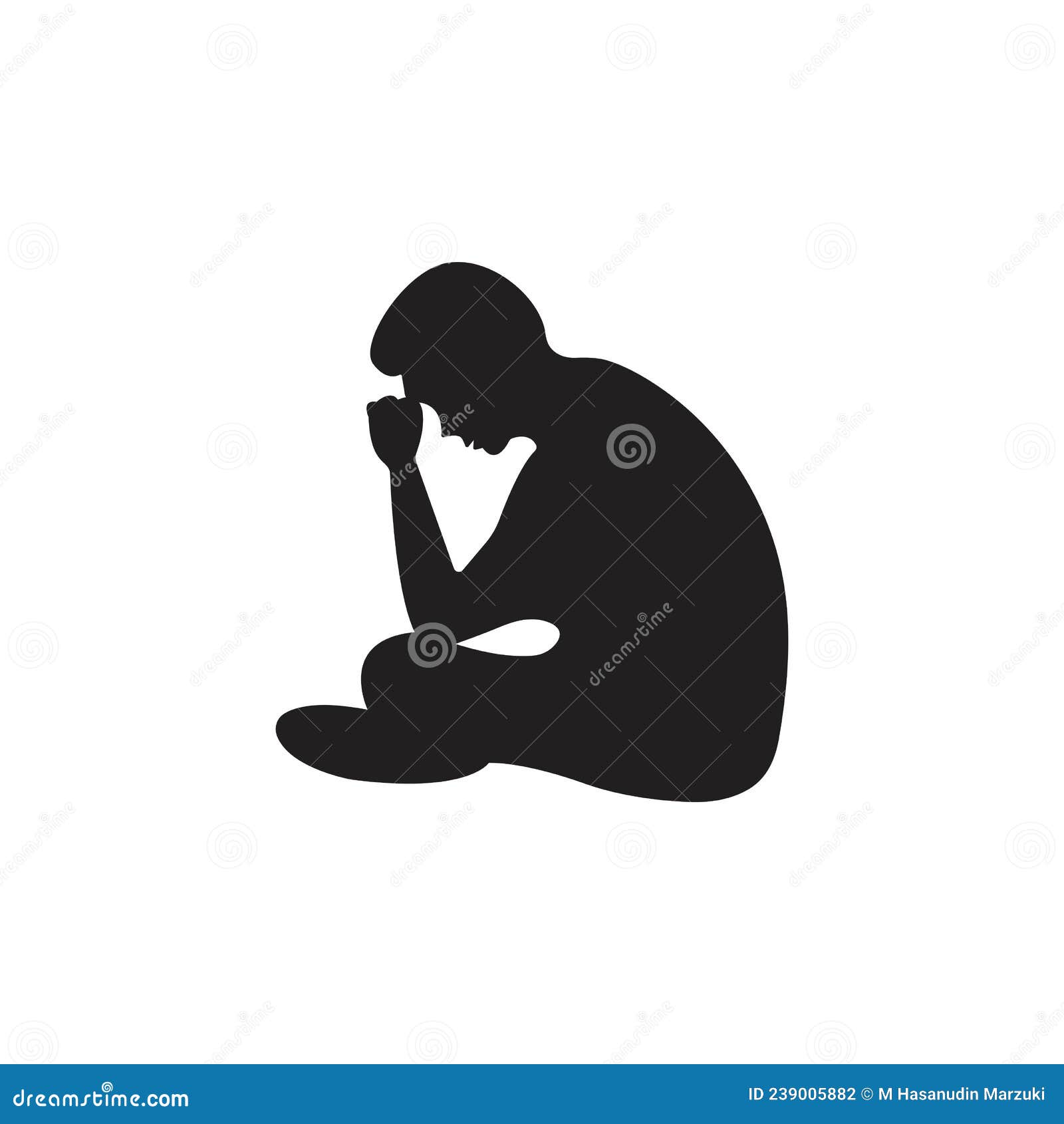 Sad logo icon vector stock vector. Illustration of logo - 239005882