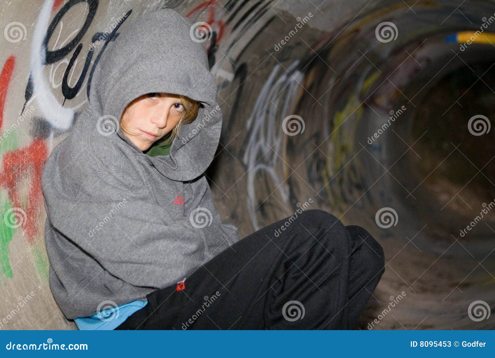 Sad lonely boy kid stock image. Image of hiding, problems - 8095453