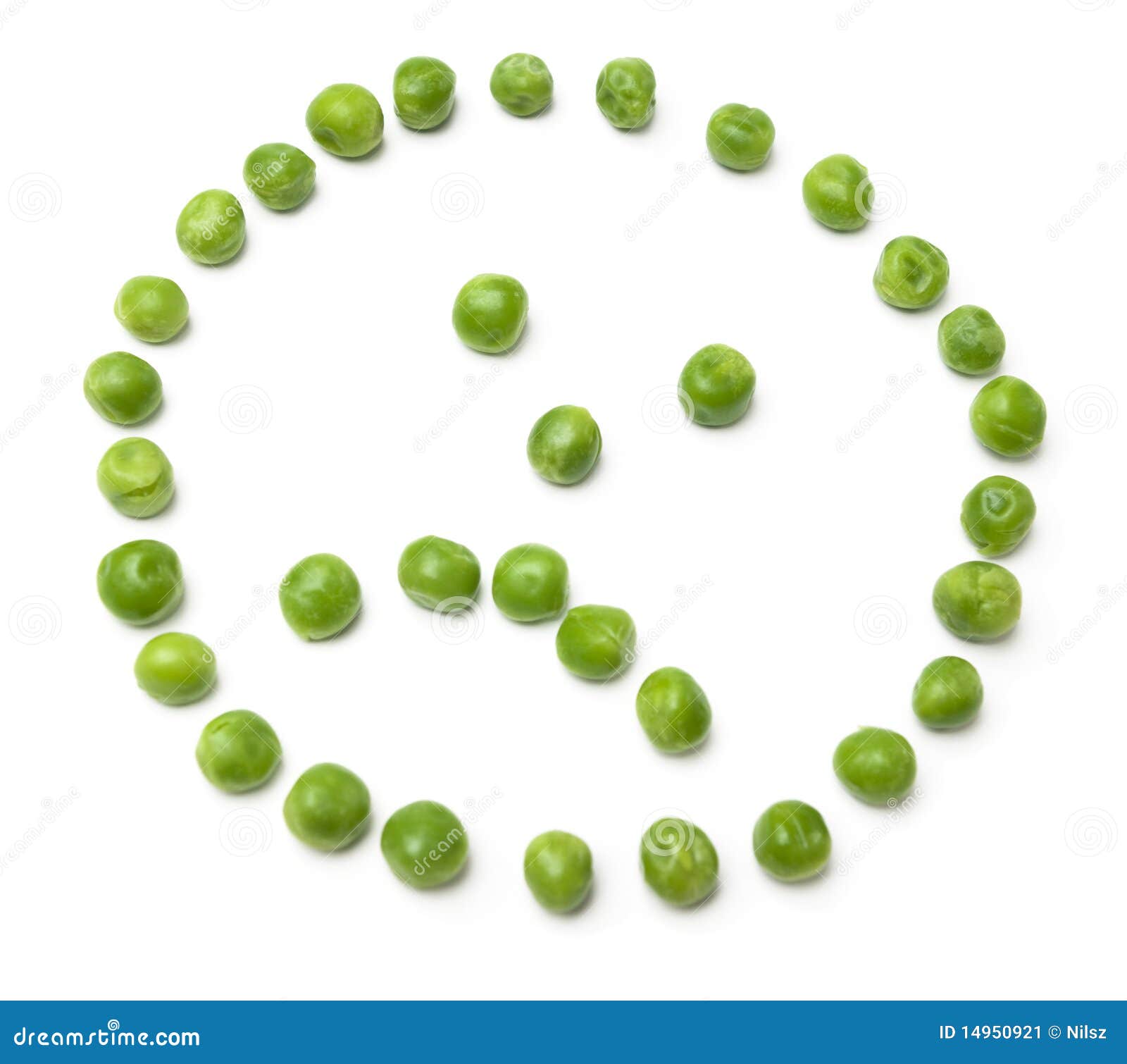 Sad Looking Pea Face Smiley Stock Image - Image of depressed, food ...