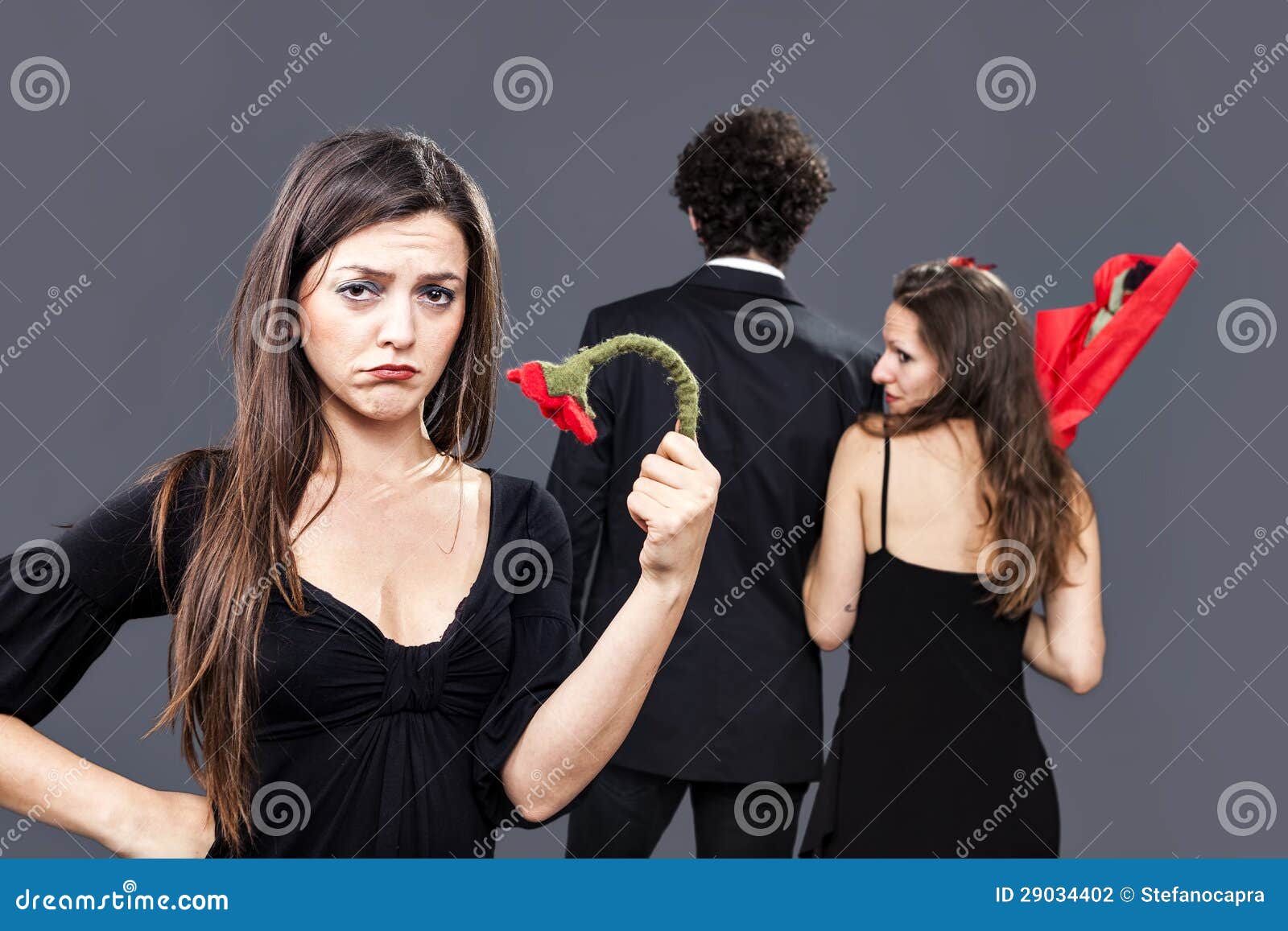 Sad loser in love stock photo. Image of elegance, girl - 29034402
