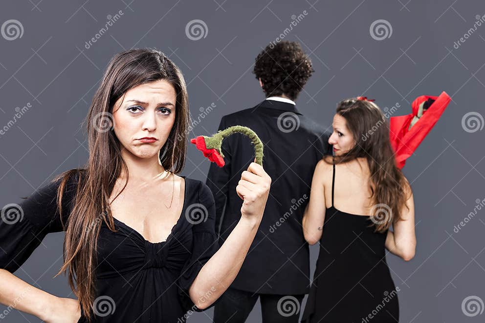 Sad loser in love stock photo. Image of elegance, girl - 29034402