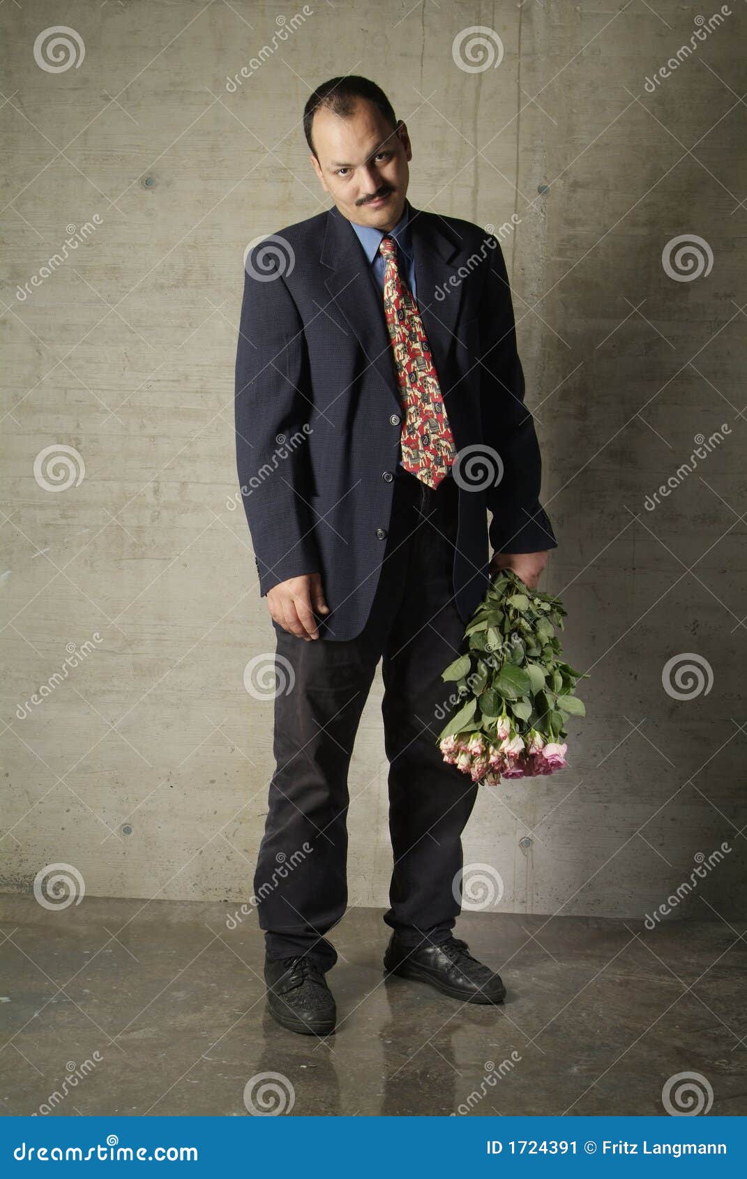 Sad man stock image. Image of fickleness, flower, depression - 1724391