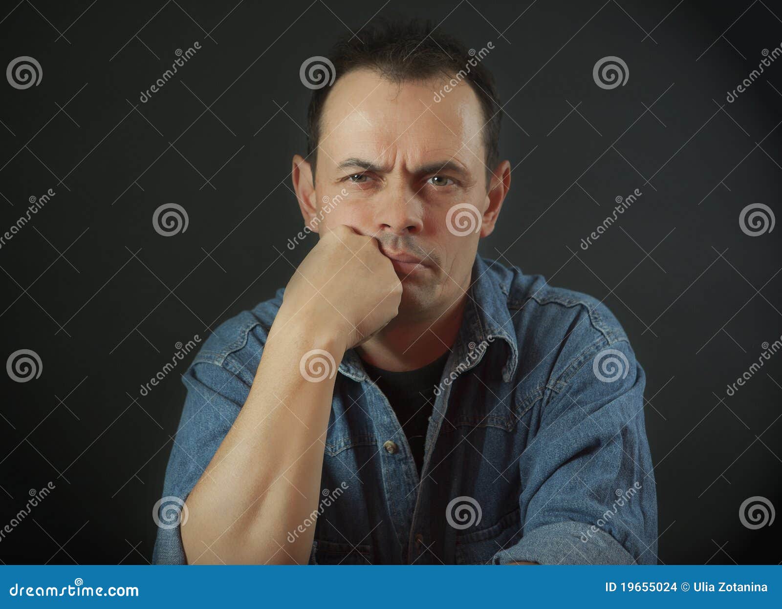 The sad man stock photo. Image of sadness, illness, lost - 19655024