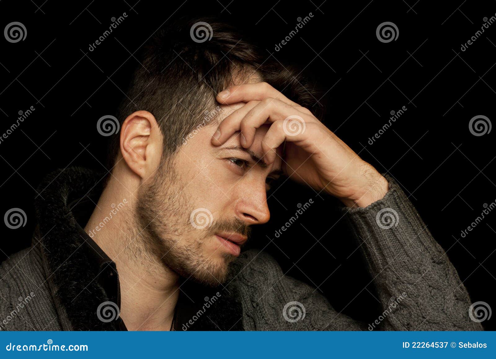 Sad Man Royalty Free Stock Photography - Image: 22264537