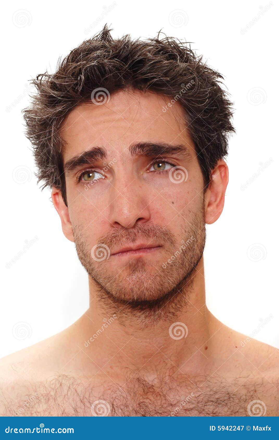Sad man stock image. Image of emotion, isolated, handsome - 5942247