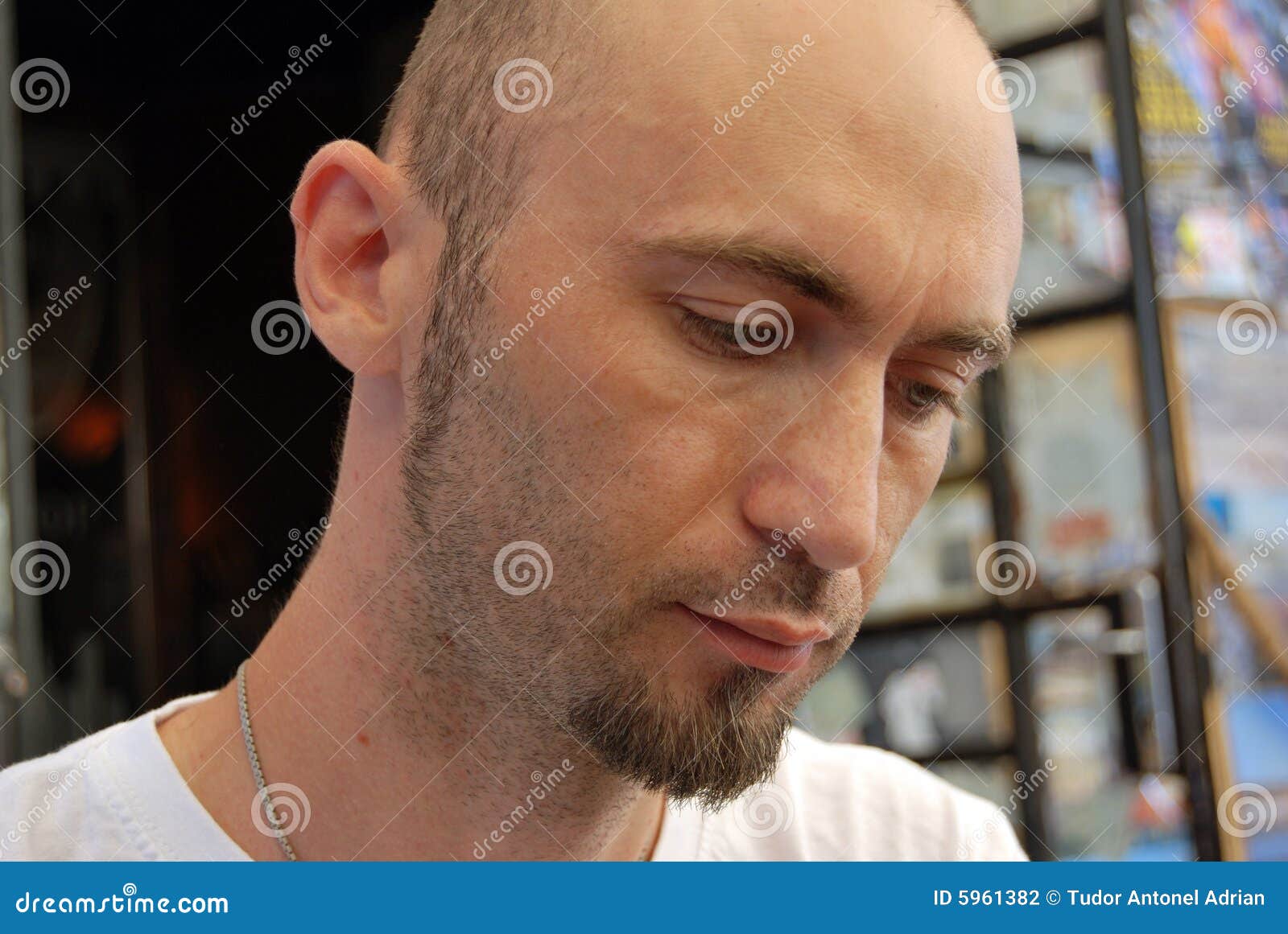Sad Man stock photo. Image of anxious, confused, person - 5961382