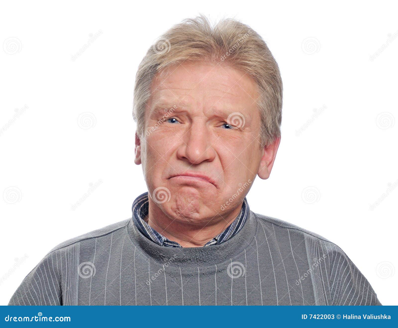 Sad man stock image. Image of portrait, close, single - 7422003