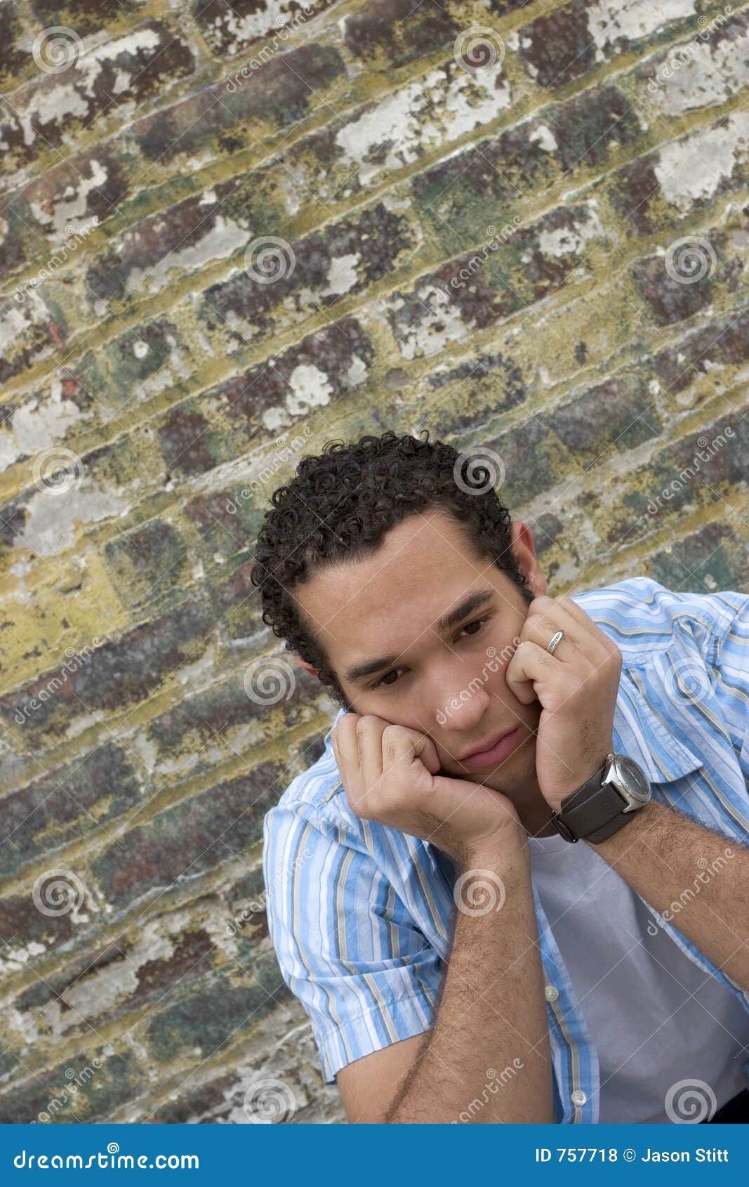 Sad Man stock photo. Image of alone, boys, face, depression - 757718