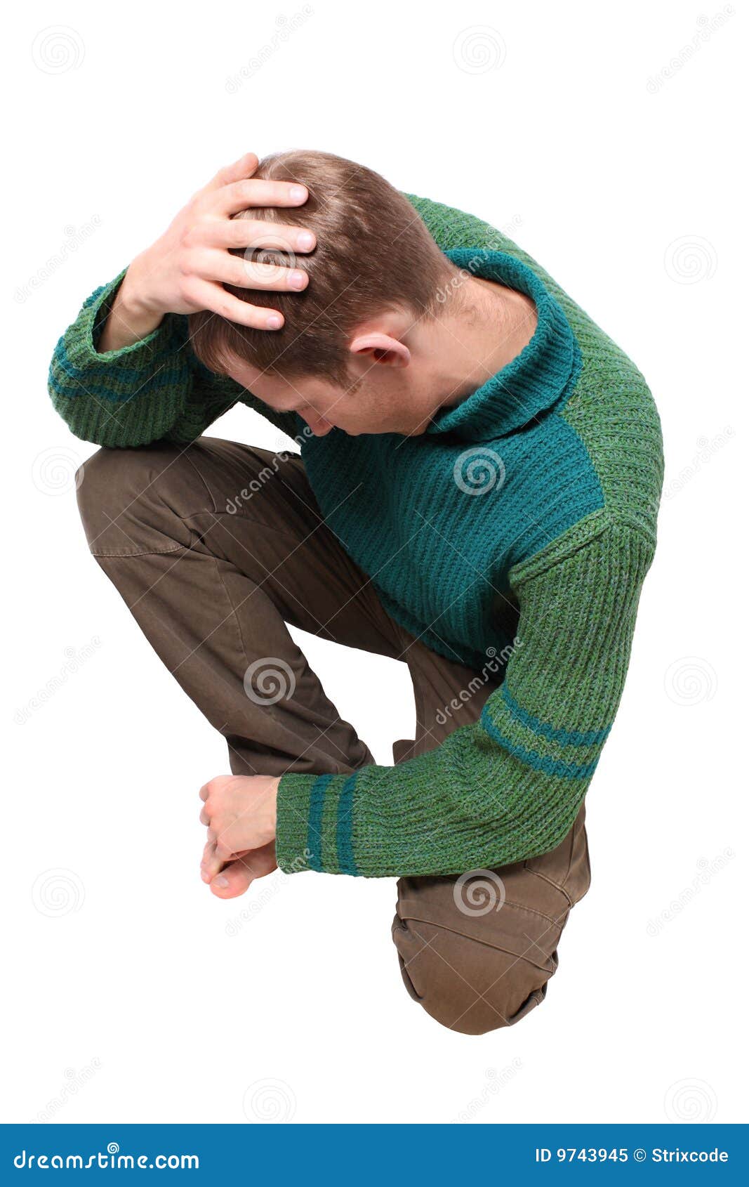 Sad man stock image. Image of anxiety, despair, person - 9743945