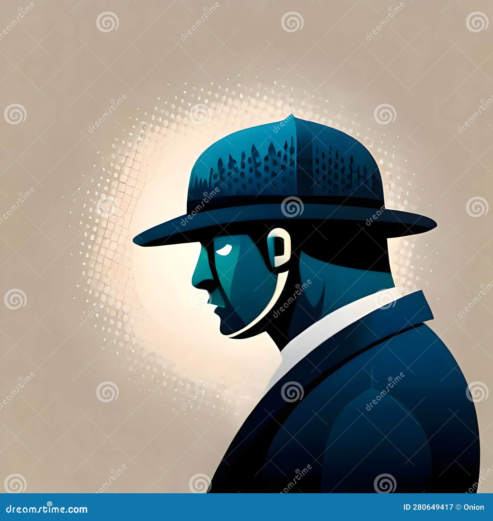 Sad Man Feeling Withdrawn - Ai Generated Image Stock Illustration ...