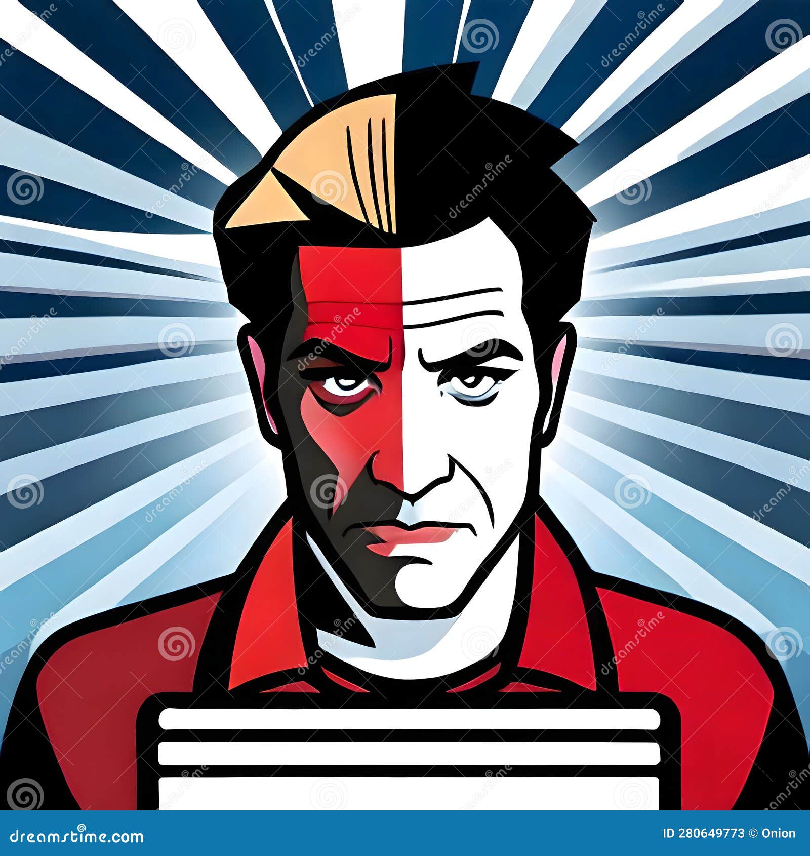 Sad Man Feeling Withdrawn - Ai Generated Image Stock Illustration ...