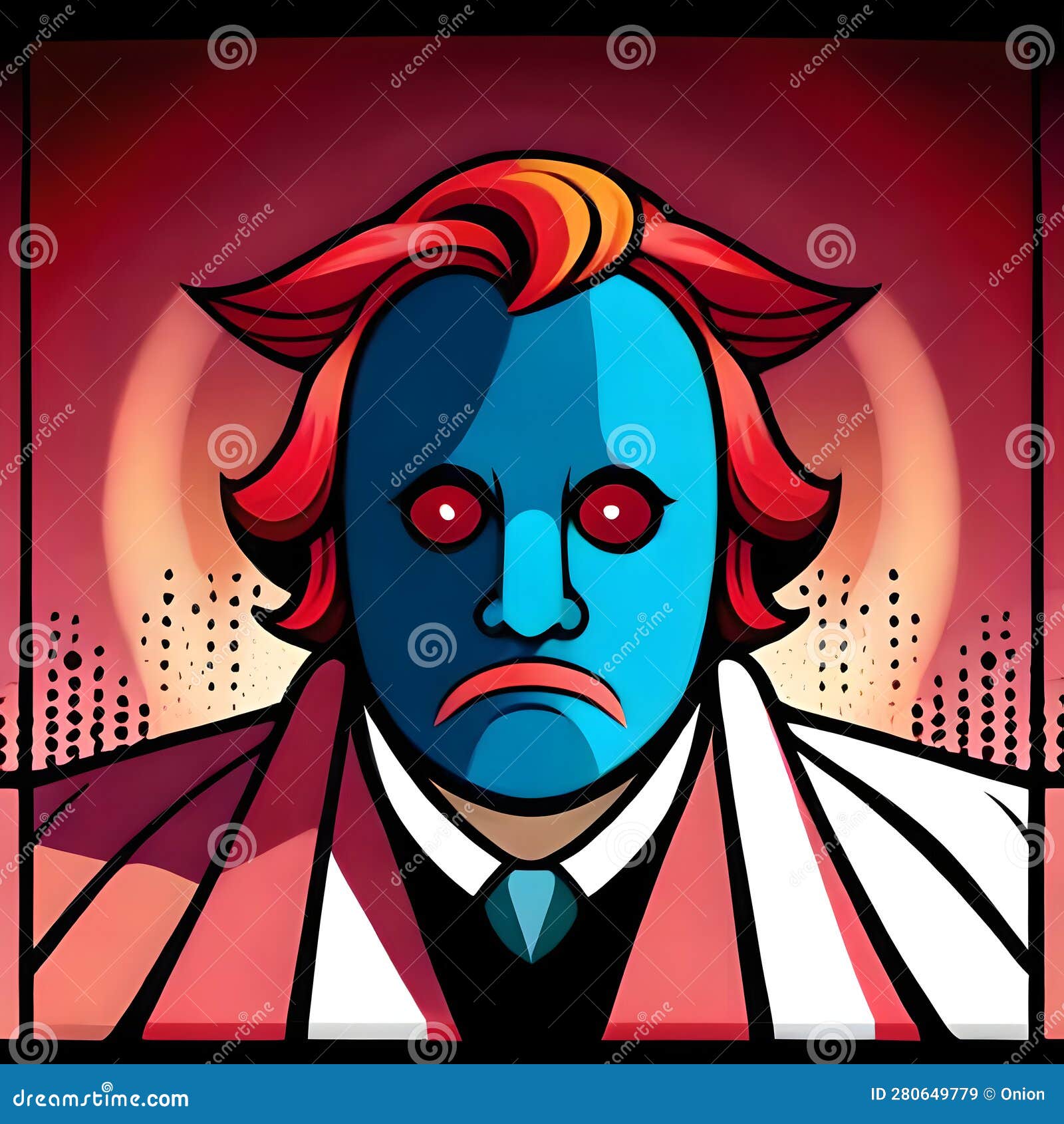 Sad Man Feeling Withdrawn - Ai Generated Image Stock Illustration ...