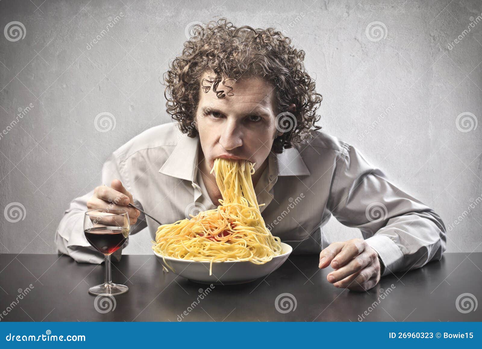 Sad Man Gorging stock image. Image of filthy, toast, hungry - 26960323