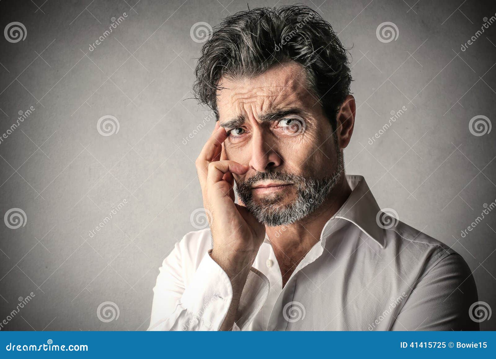 Sad man stock image. Image of caucasian, white, fashion - 41415725