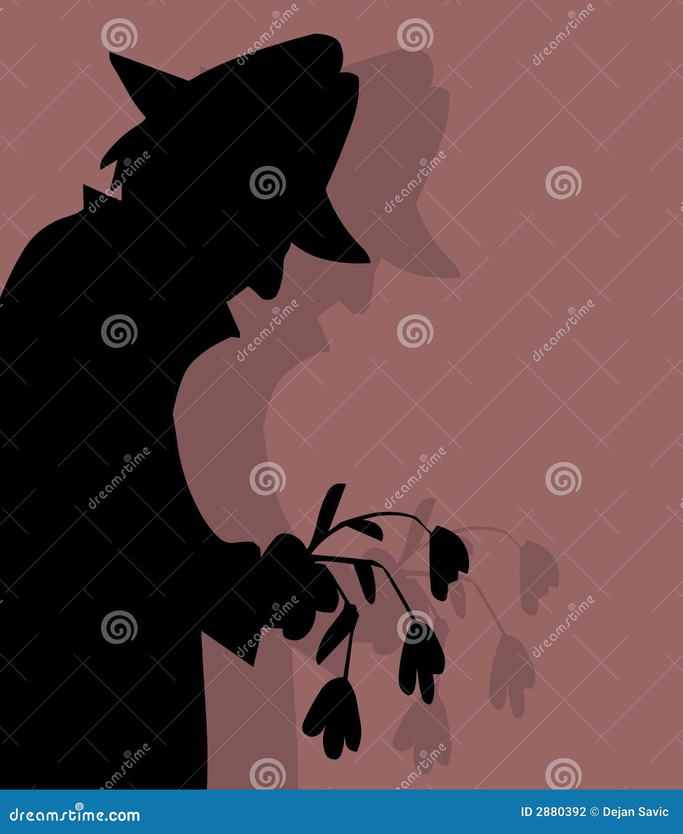 Sad Man Shape Picture. Image: 2880392