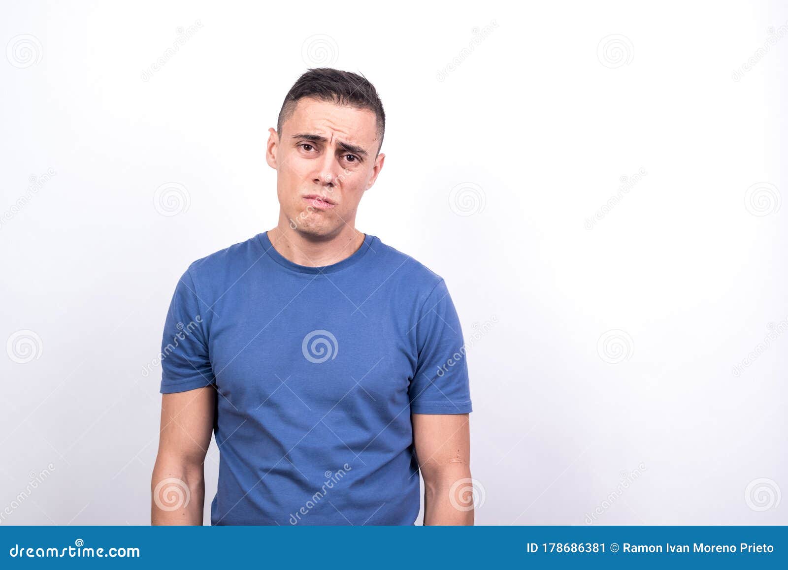 Sad man stock image. Image of depression, sadness, caucasian - 178686381