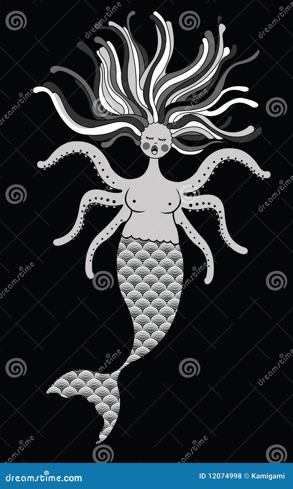 Sad Mermaid Drawings