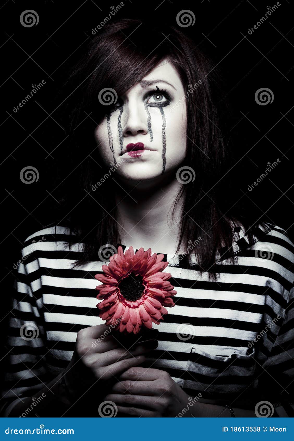 Sad mime stock photo. Image of feeling, emotions, mask - 18613558