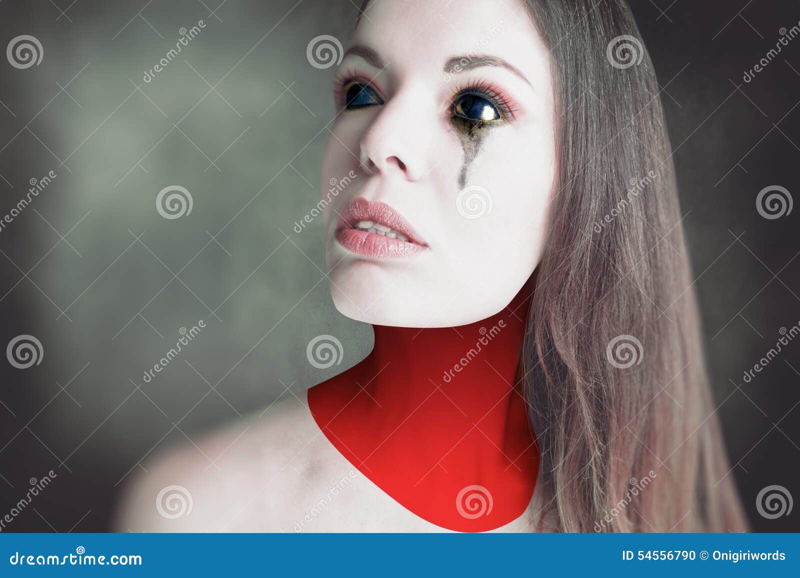 Sad monster stock photo. Image of hell, halloween, face - 54556790