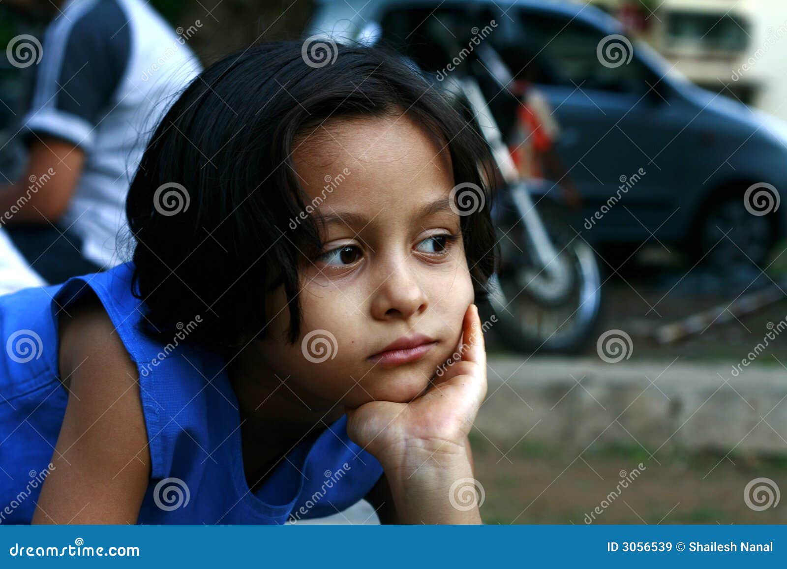 In Sad Mood stock image. Image of dark, contrast, observer - 3056539