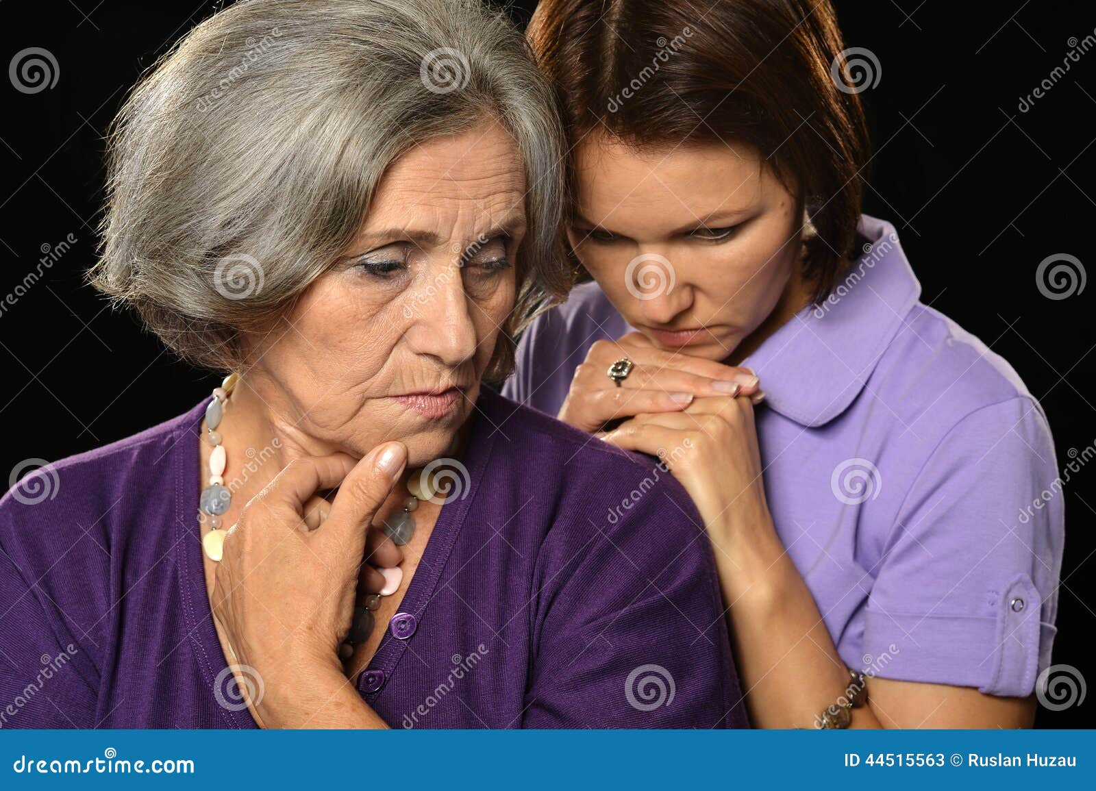 Sad mother and daughter stock image. Image of family - 44515563