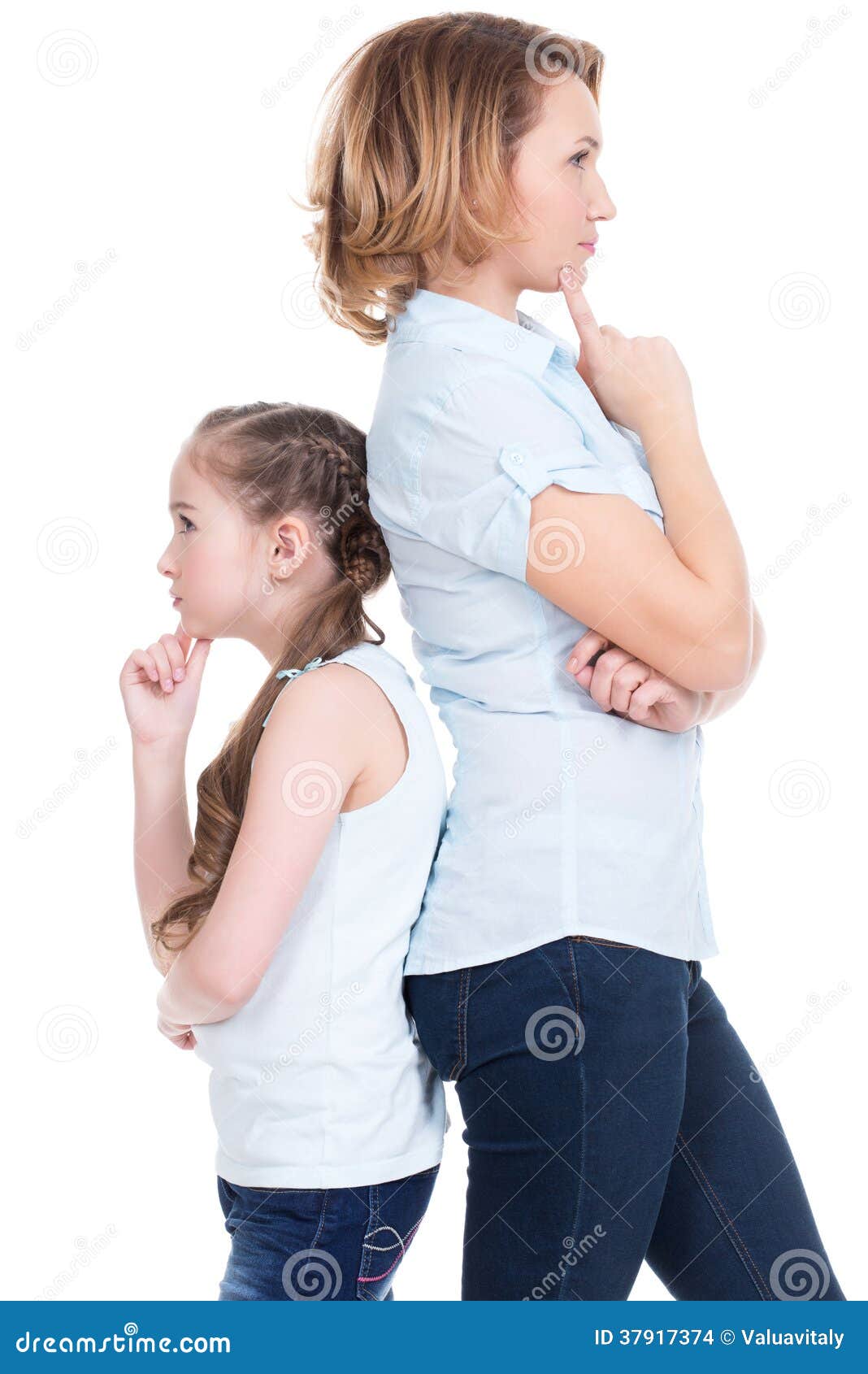 Sad Mother and Daughter Having Problem Stock Photo - Image of daughter ...