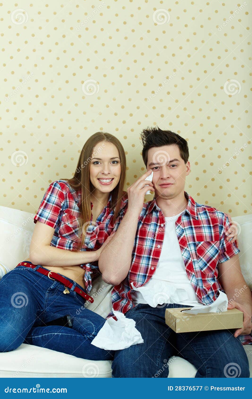 Sad or not? stock image. Image of pretty, male, romantic - 28376577