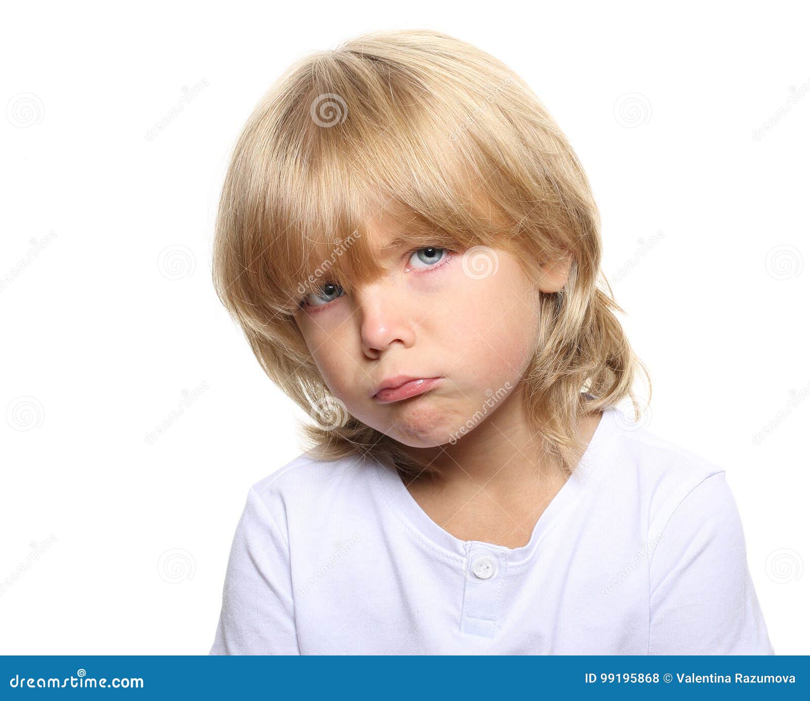 Sad offended boy stock photo. Image of face, expression - 99195868
