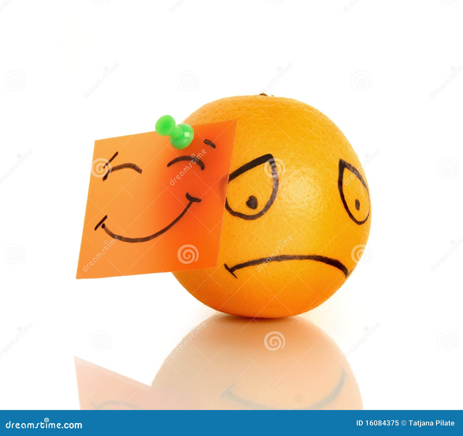 Orange Sad Face